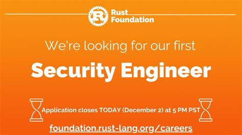 Rust Foundation On Linkedin Security Engineer