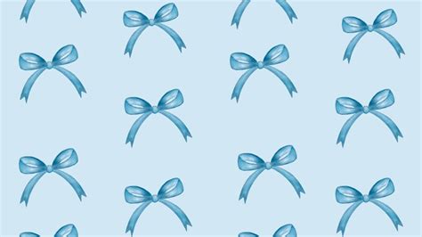 Blue Bow Wallpaper Laptop
