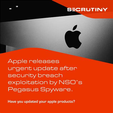 Secrutiny On Linkedin Securityadvisory Cybersecurity Infosec Securitybreach Appleimessage
