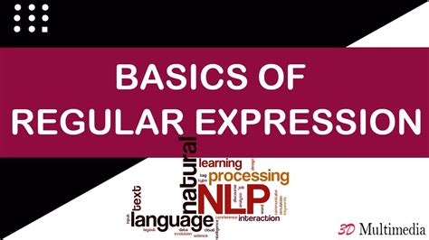 Learn Regular Expressions In 1 Hr Regex Natural Language Processing
