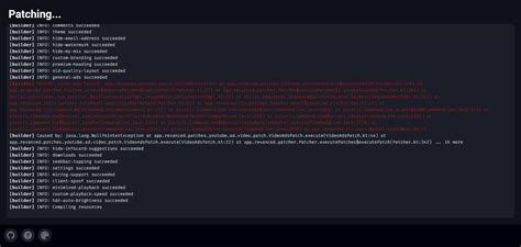Failed To Patch Video Ads · Issue 530 · Reisxdrevanced Builder · Github