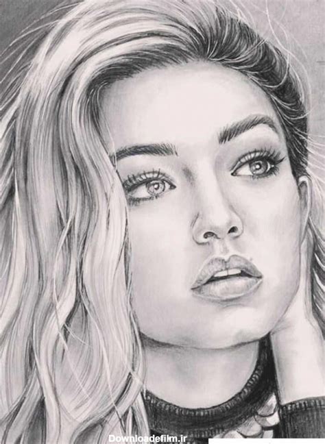 عکس چهره زن برای طراحی