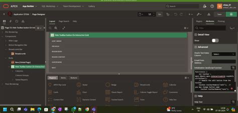 Customizing Interactive Grid Toolbars How To Hide The Toolbar Button