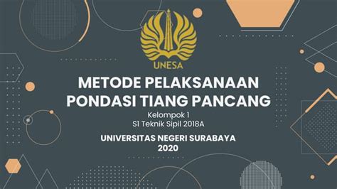 1 Metode Pelaksanaan Pondasi Tiang Pancang 1 Pptx