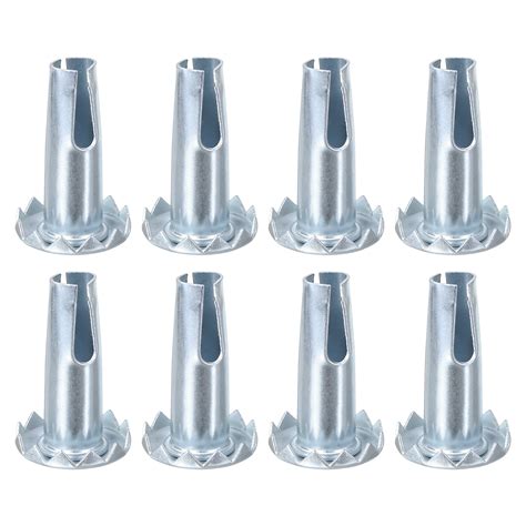 Uxcell Caster Sockets 8 Pack 38 X 1 14 Caster Stem Sleeve For 516