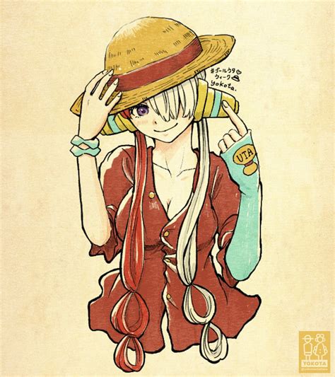 Monkey D Luffy And Uta One Piece And 1 More Drawn By Yokotachataro