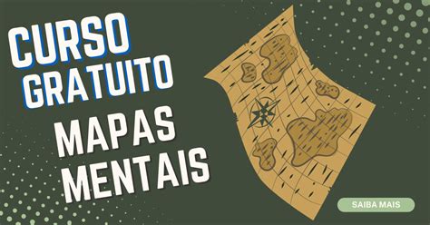 Curso gratuito de Mapas Mentais inscrições abertas