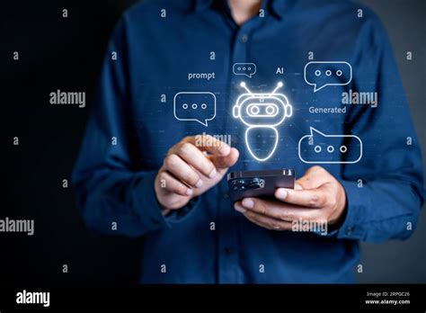 Prompt Text Ai Texting Prompt On Keyboard With Smart Artificial Intelligence Prompt Text With