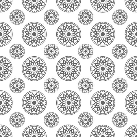 Seamless Pattern Of Circle Ornament 1217263 Vector Art At Vecteezy