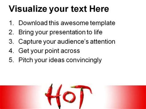 Red Hot Chilli Peppers Food Powerpoint Templates And Powerpoint Backgrounds 0311