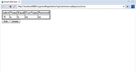 Curd Operation In Java Demo Kashipara