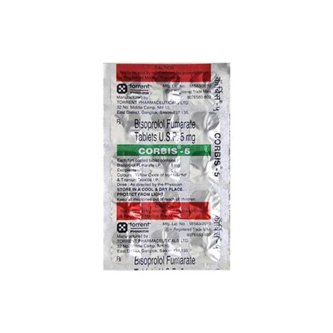 Corbis 5 Mg Corbis 5mg Tablet