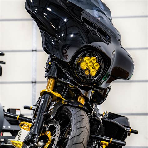 Complete Baja Lp6 Pro Led Light Kit For 2014 2022 Harley Street Glide