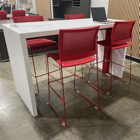 Mesh Bar Stool Sled Base Steel Frame Aw Office Furniture
