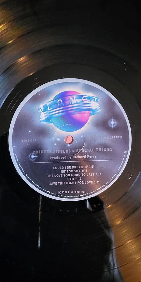 Pointer Sisters Special Things 1980 Vintage Vinyl Lp Etsy