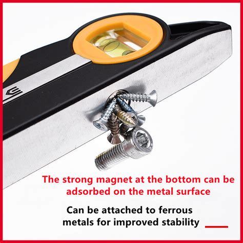 마그네틱 레벨 눈금자 베어링 눈금자 레버 스피릿 레벨 각도 게이지 파인더 수평 수직 눈금자 사진 프레임 교수형 도구 측정 및 분석 장비