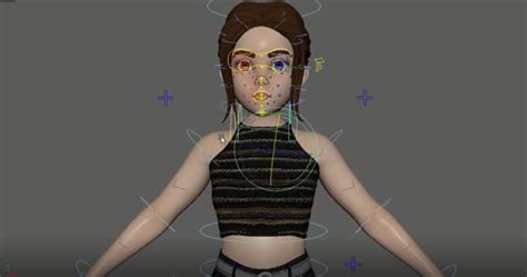 rig3d character in maya cinema4d blender riy 3drig blendshape