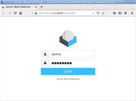 Ubuntu 2004 Lts Apache2 Roundcube Web Mail Server World