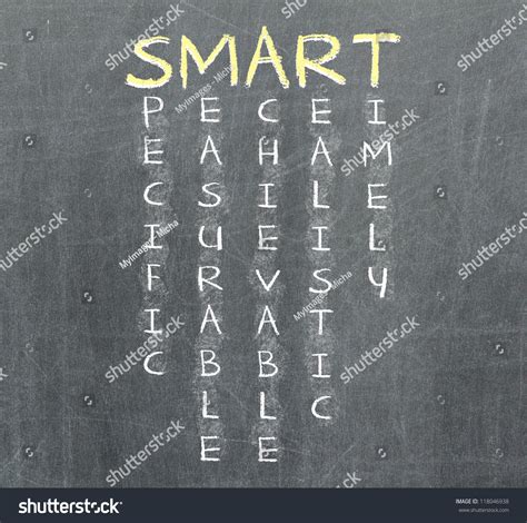 Smart Goal Objective Setting Specific Measurable Stock Illustration 118046938 Shutterstock