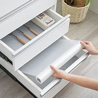 Wolpin Anti Slip Kitchen Cabinet Drawer Shelf Mat Liner Sheets 45 Cm X