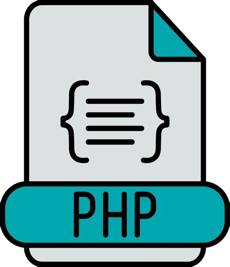 Php Line Filled Icon 36724487 Vector Art At Vecteezy