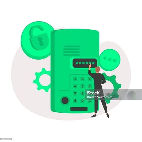 Ilustración De Soluciones De Seguridad Concepto Abstracto Ilustración