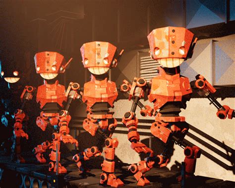 Made This Robot Walk Cycle A While Ago Thought To Share It Here As Well I Know Its Super