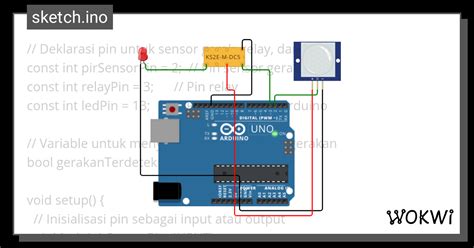 Relay Dan Pir Copy Wokwi Esp32 Stm32 Arduino Simulator