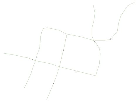 Shapefile Merging Road Segments Into One Road Line In Qgis