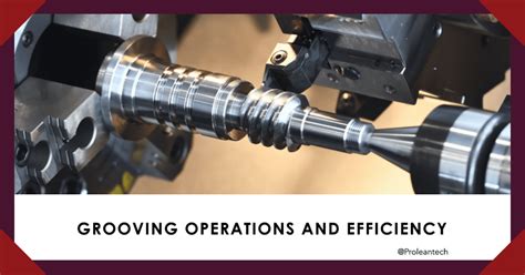 Optimizing Machining The Path To Efficient Grooving Operations