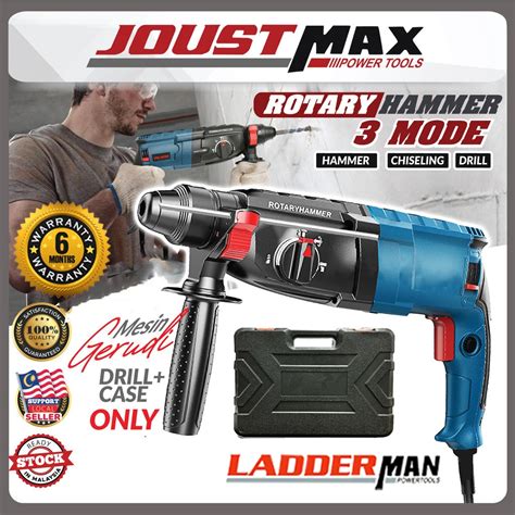 1000w 26mm 3 Mode Rotary Hammer Drill Heavy Duty Wall Concrete Drilling