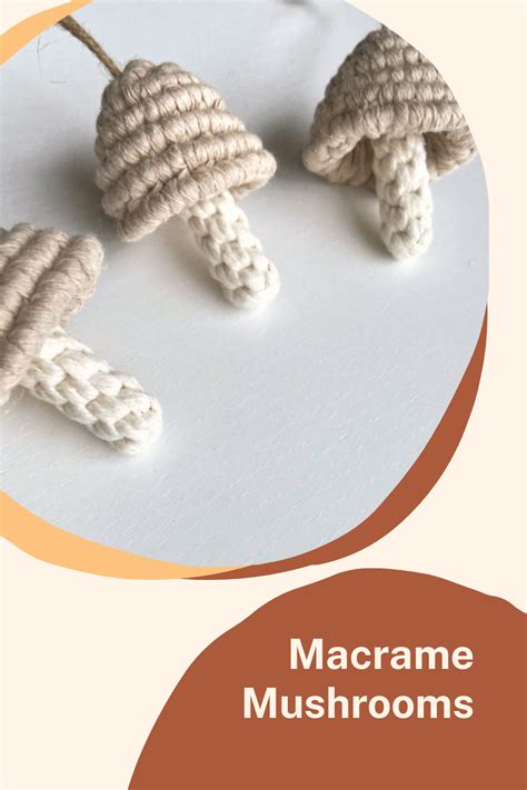 Macrame Mushrooms Fall Home Decor Autumn Aesthetic Stuffed Macrame Mushrooms Fall Home Decor Autumn Aesthetic Stuffed