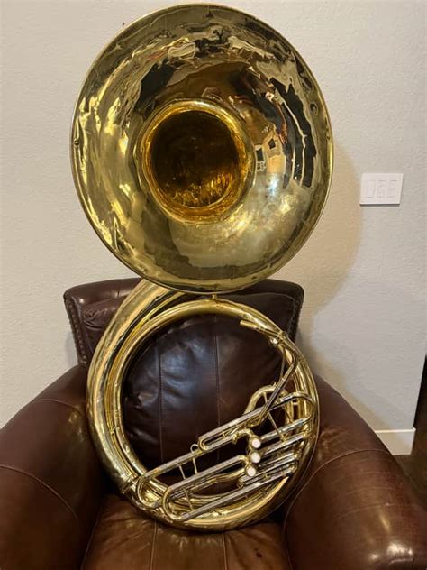 Yamaha Ysh 411 Bbb Sousaphone With Neck Bits And Case Reverb