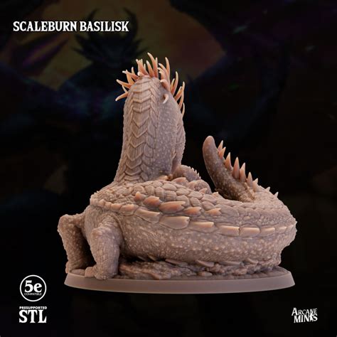 3d Printable Scaleburn Basilisk By Sordane Publishing