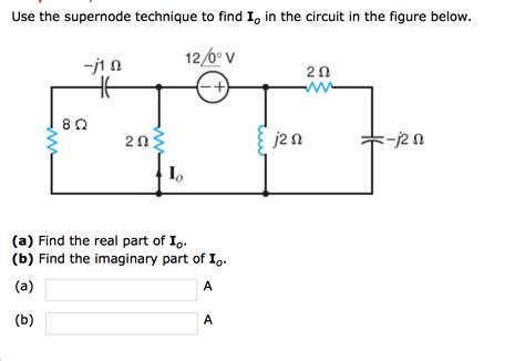 Solved Use The Supernode Technique To Find I In The Circuit