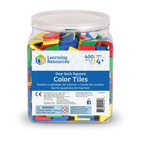 Square Color Tiles Set Of 400 Learningstore Singapore