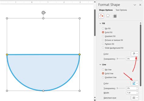 How To Make A Half Circle In PowerPoint SlideHunter