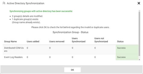 Synchronize Active Directory Groups In The Syncfusion Ums