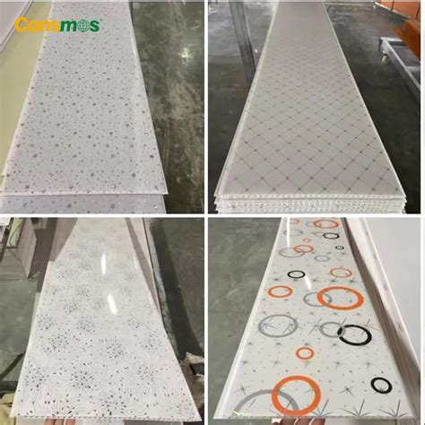 China Waterproof Wood Texture Plastic Cladding Boards Ceiling Panels Laminate Pvc Wall Panel