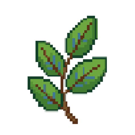Pixel Leaf Pngs For Free Download