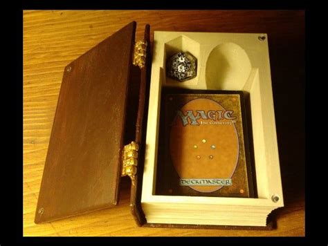 Spell Book Mtg Deck Box By Classygoat Deck Box Mtg Decks Magic The
