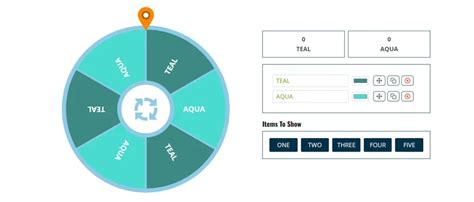 Color Picker Wheel Custom Spin Tool For Random Color 2025