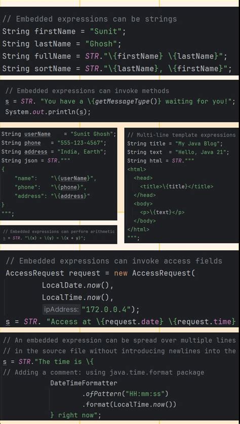 Java22 Java21 Jdk21 Jdk22 Javastringtemplates Sunit Ghosh