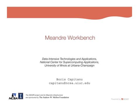 Meandre Workbench Ws Jan 2009 Pdf Computer Peripherals Computing