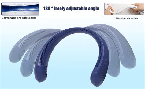 Lightlux Neck Fan Portable Rechargeable 3 Speed Neck Air Cooler
