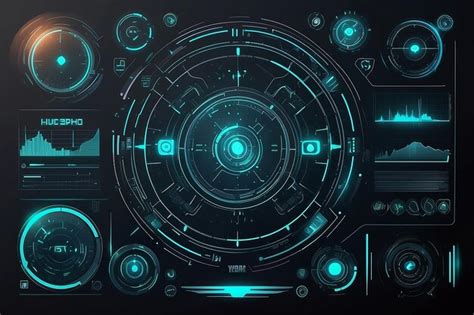 premium photo sci fi futuristic user interface hud technology