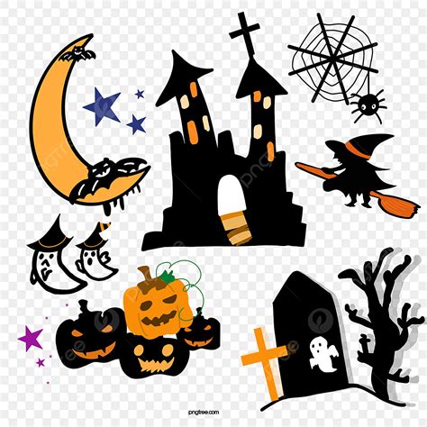 유령 호박 할로윈 일러스트 최소 장식 할로윈 성 유령 Png 일러스트 및 Psd 이미지 무료 다운로드 Pngtree