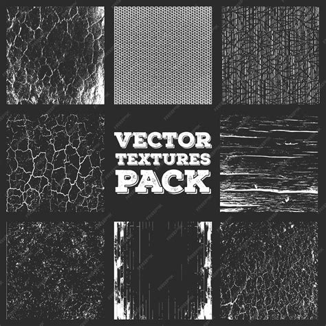Premium Vector | Free Grunge Textures Set Collection