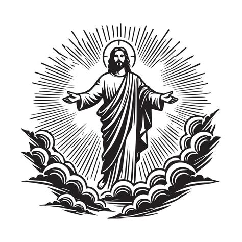 Jesus Risen Logo Vector Art Icons And Graphics For Free Download