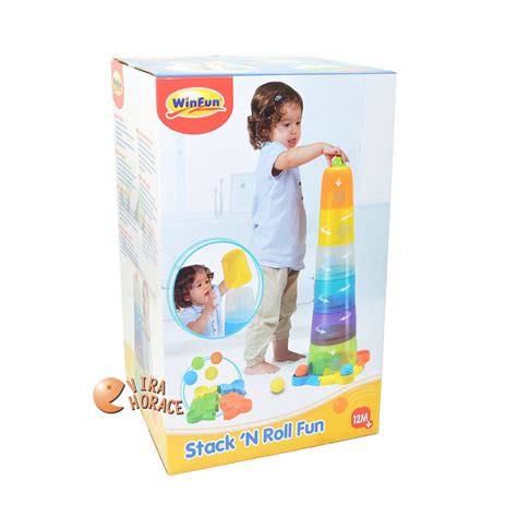 Winfun 0737 Color Rolling Ball Stacking Tower Eu En71 Taiwan Bsmi